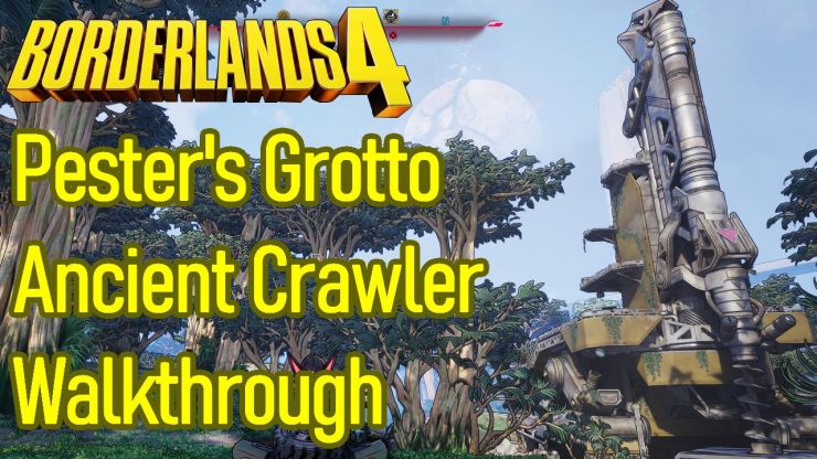Borderlands 4 Pester's Grotto Ancient Crawler Walkthrough, Itty Bitty Kitty Committee Vehicle ...